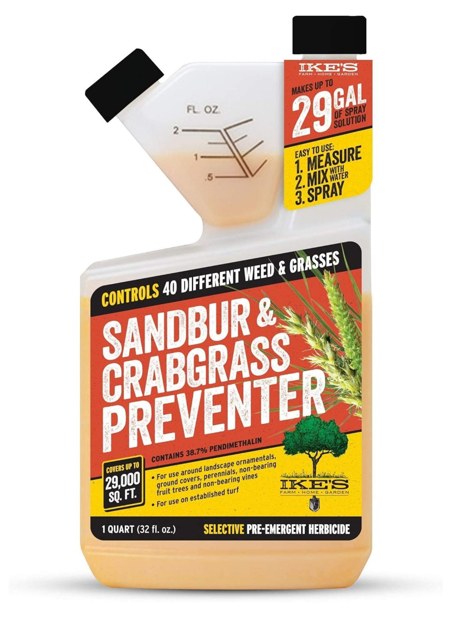 Sandbur & Crabgrass Preventer | Stop Unwanted Weeds and Grasses Before ...