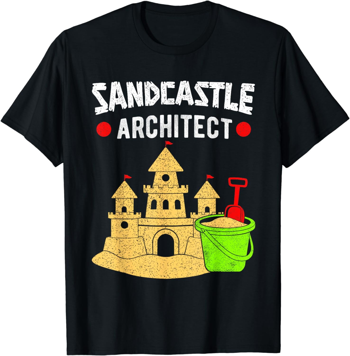 Sandcastle Builder Sand Painting Art Sculpture Artist T-Shirt - Walmart.com
