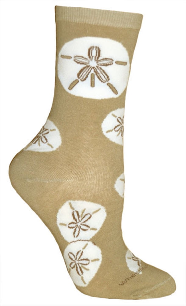 Sanddollars Khaki Cotton Ladies Socks - Walmart.com