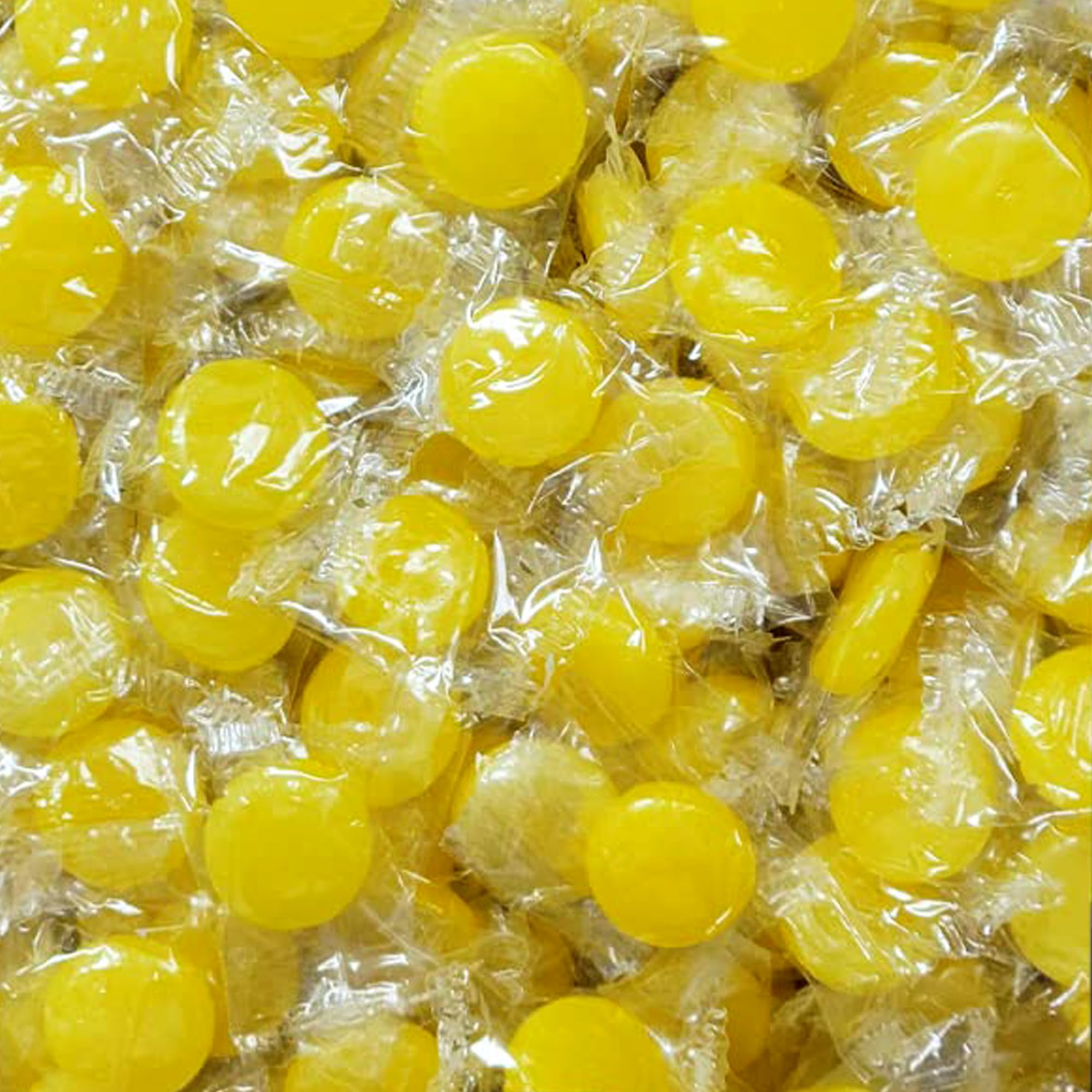 Sanded Lemon Disks Hard Candy Bulk 2lbs. Lemon Candy, Lemon Disk Candy ...