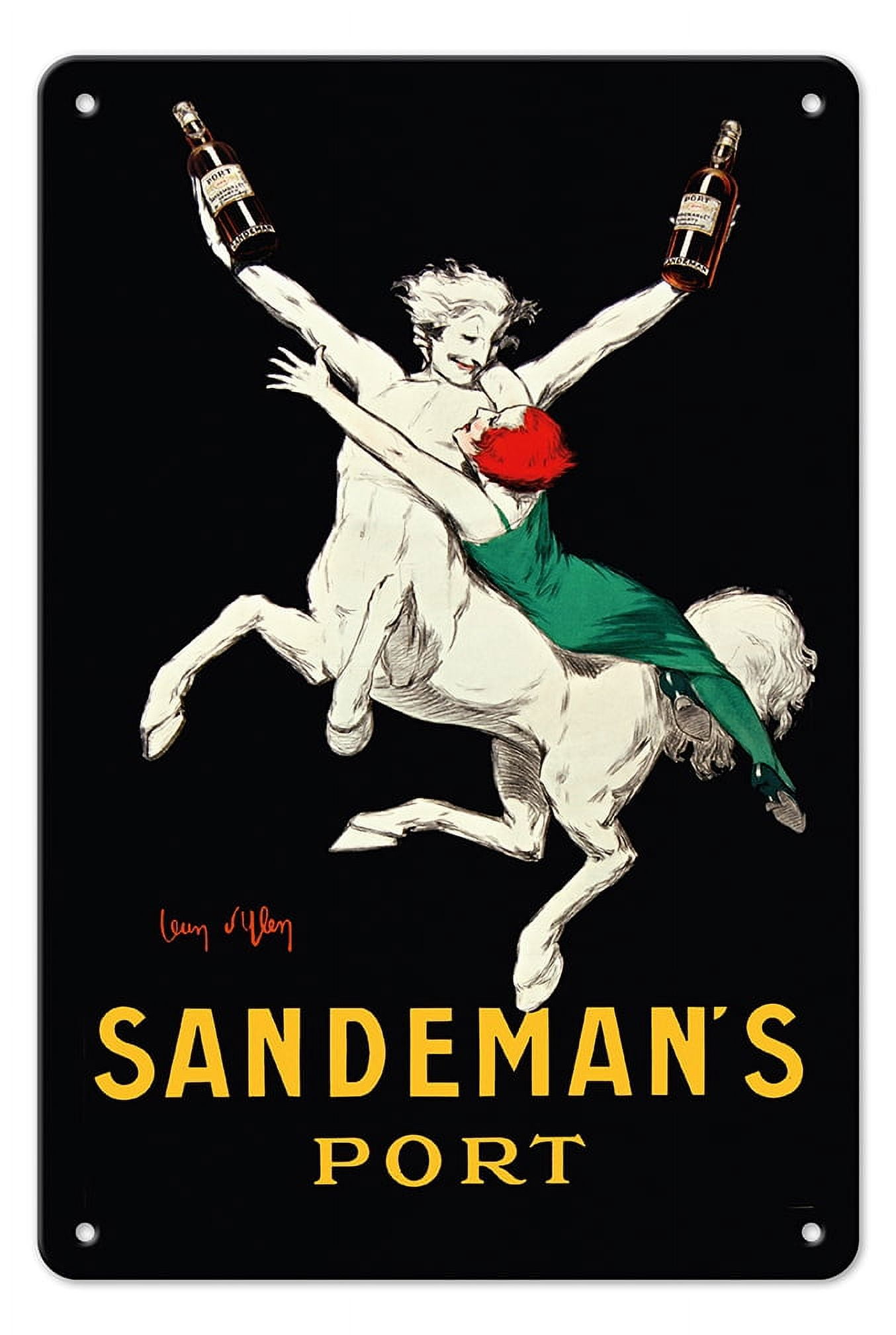 Sandeman’s Port Wine - Vintage Portuguese Advertising Poster by Jean D ...