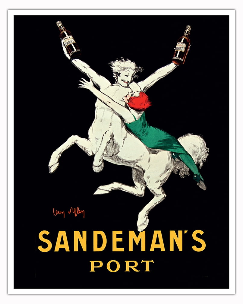 Sandeman’s Port Wine - Vintage Portuguese Advertising Poster by Jean D ...