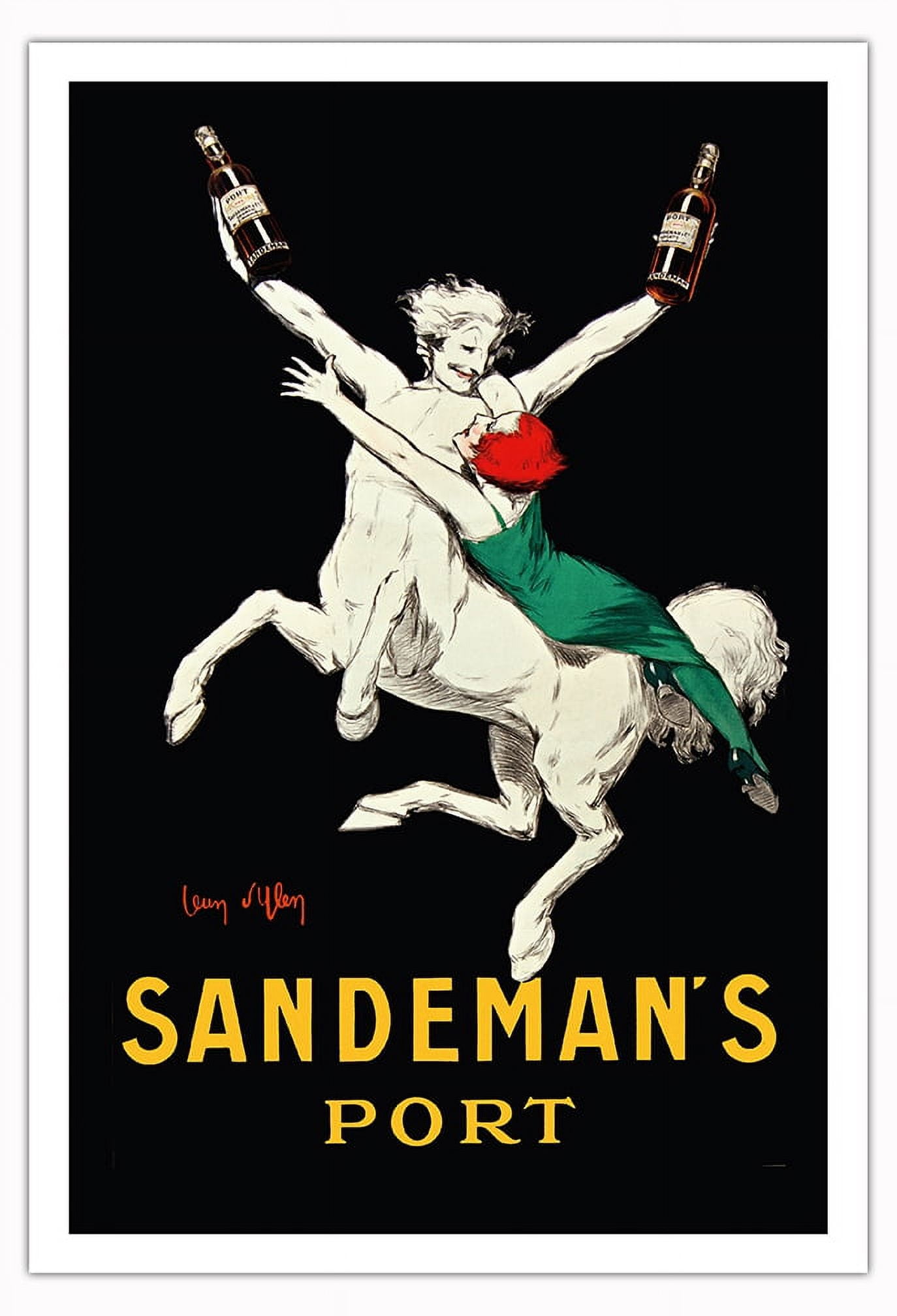 Sandeman’s Port Wine - Vintage Portuguese Advertising Poster by Jean D ...