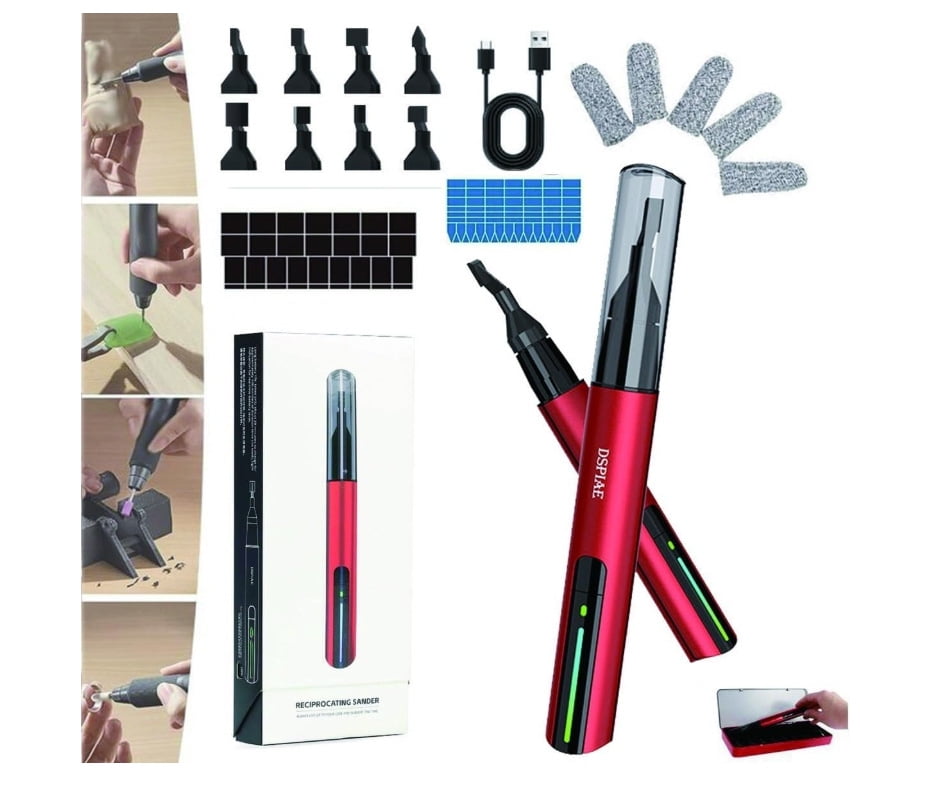 Sander Reciprocating Sander Tool with 8Pcs Sanding Head 3 Gears ...