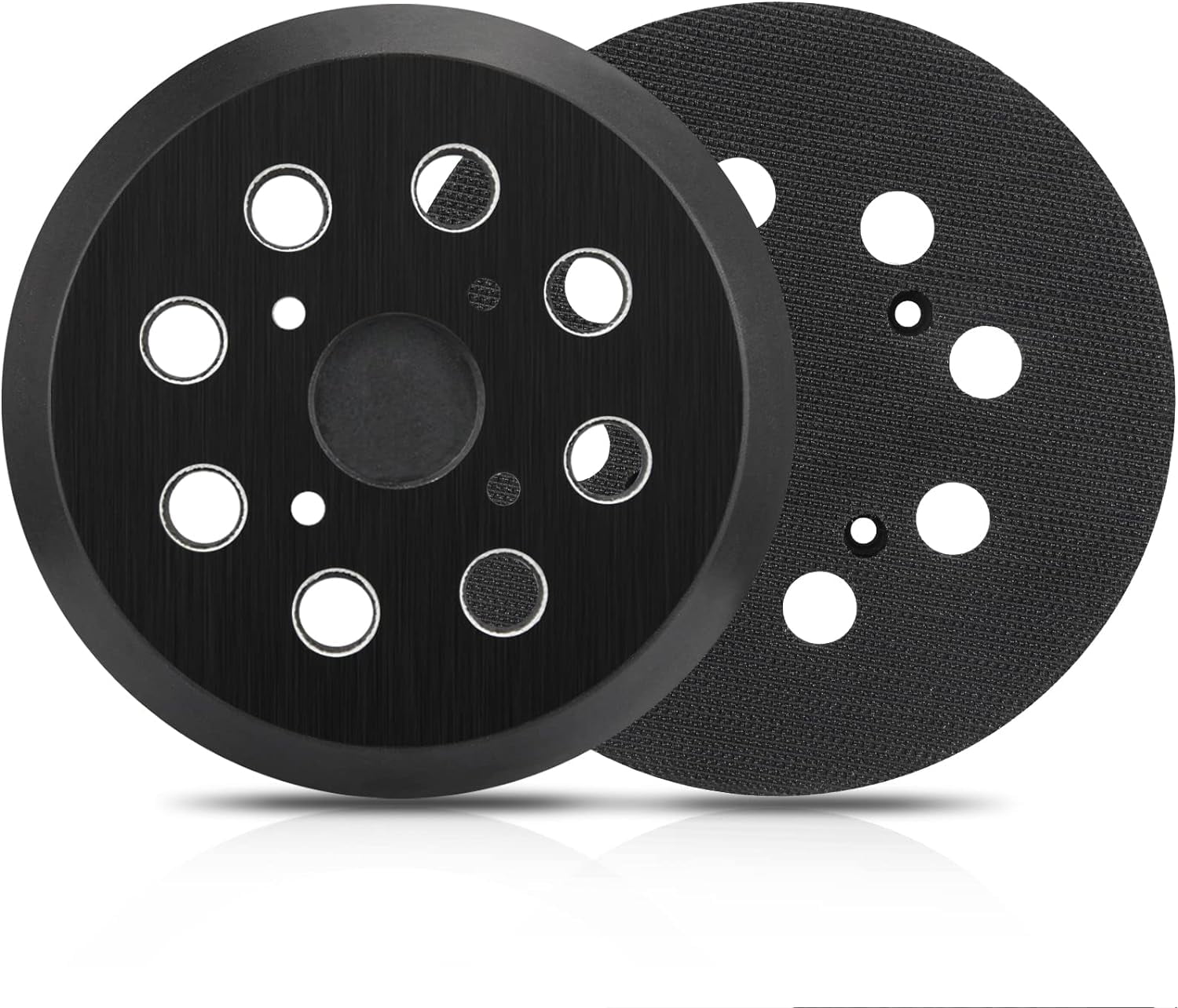 Sander Replacement Pad: 2 Pack 5 in 8 Hole Hook and Loop Orbital Pad ...