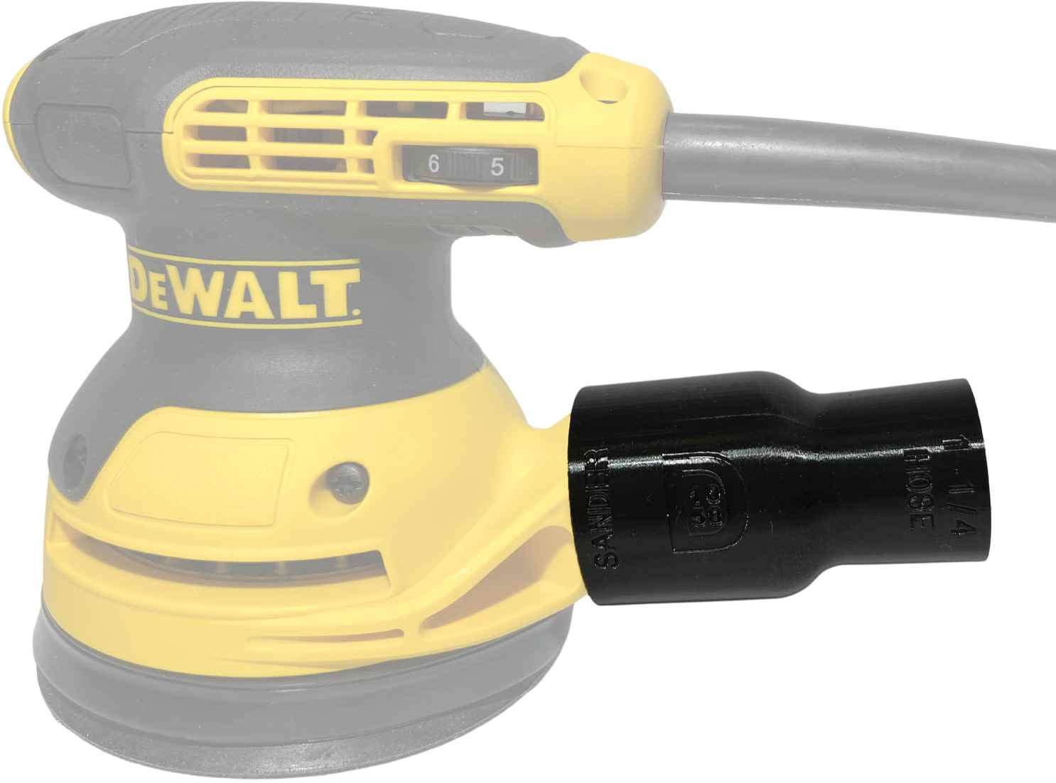 Sander Vacuum Adapter for DeWALT and Craftsman 1/4 inch sheet sander, 5 ...