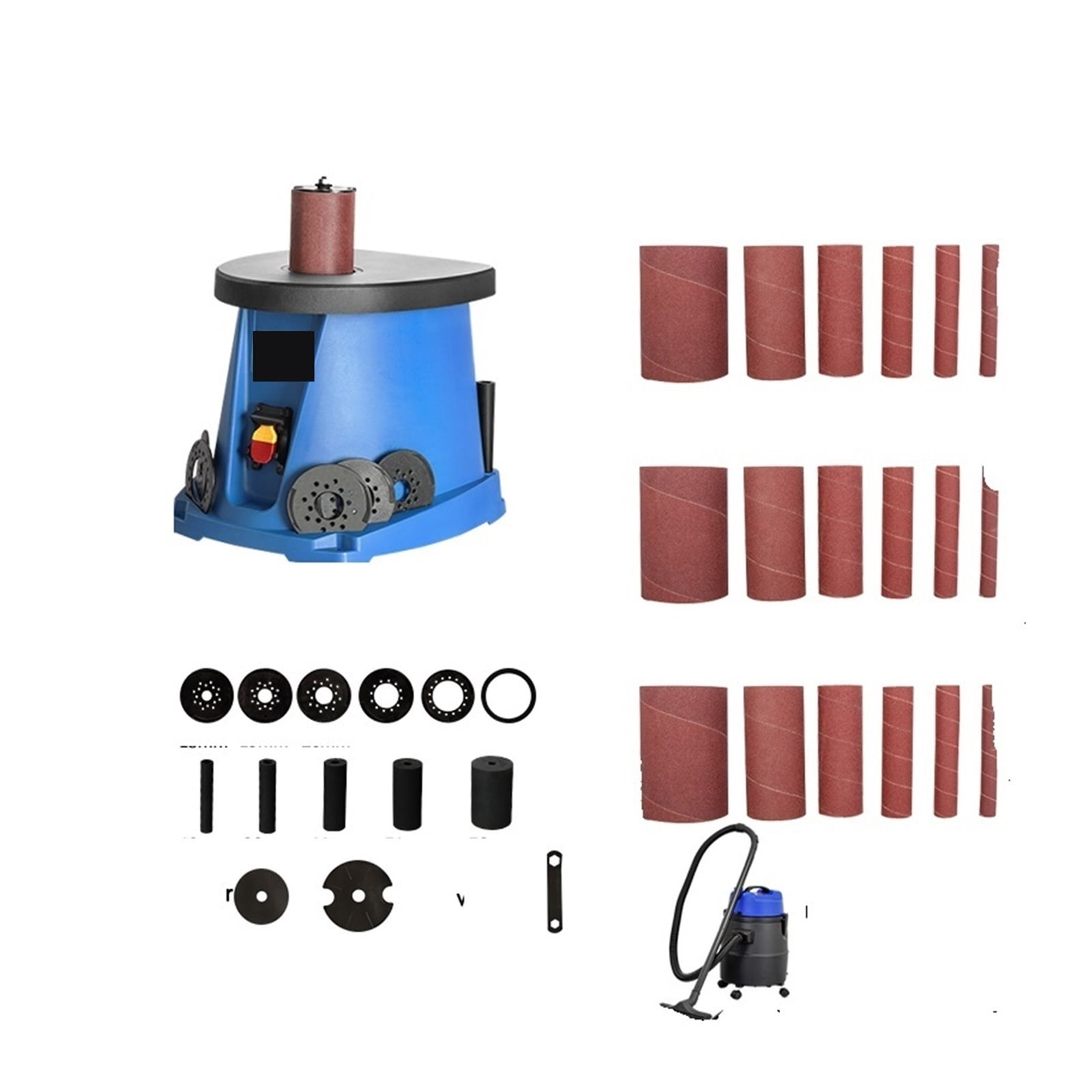 Sander Woodworking Grinding 2000rpm Desktop Sand Column Machine Shaft ...