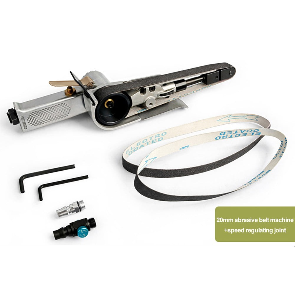 Sander with Sandpaper Air Pneumatic Belt Polishing Tools Angle Grinder ...