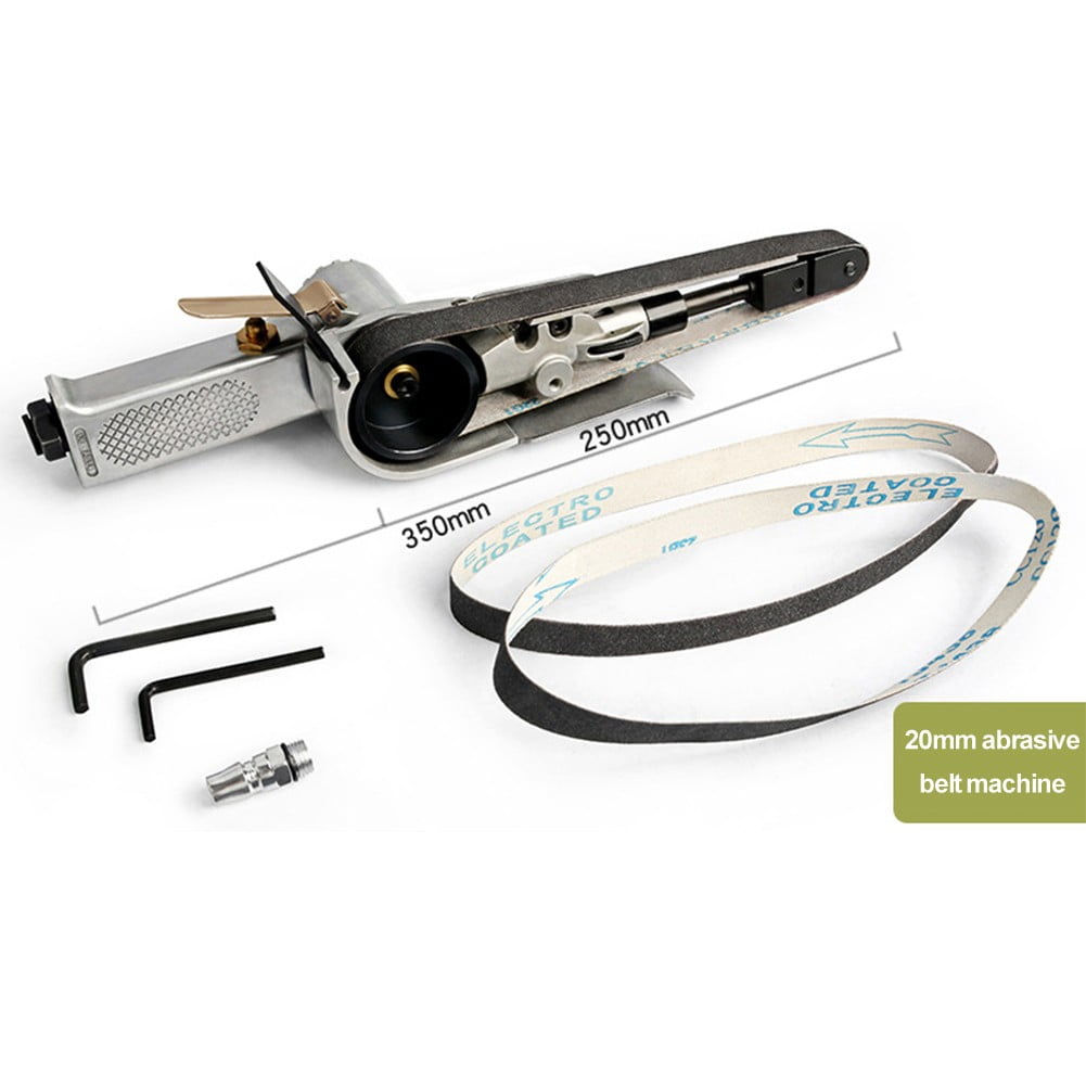 Sander with Sandpaper Air Pneumatic Belt Polishing Tools Angle Grinder ...