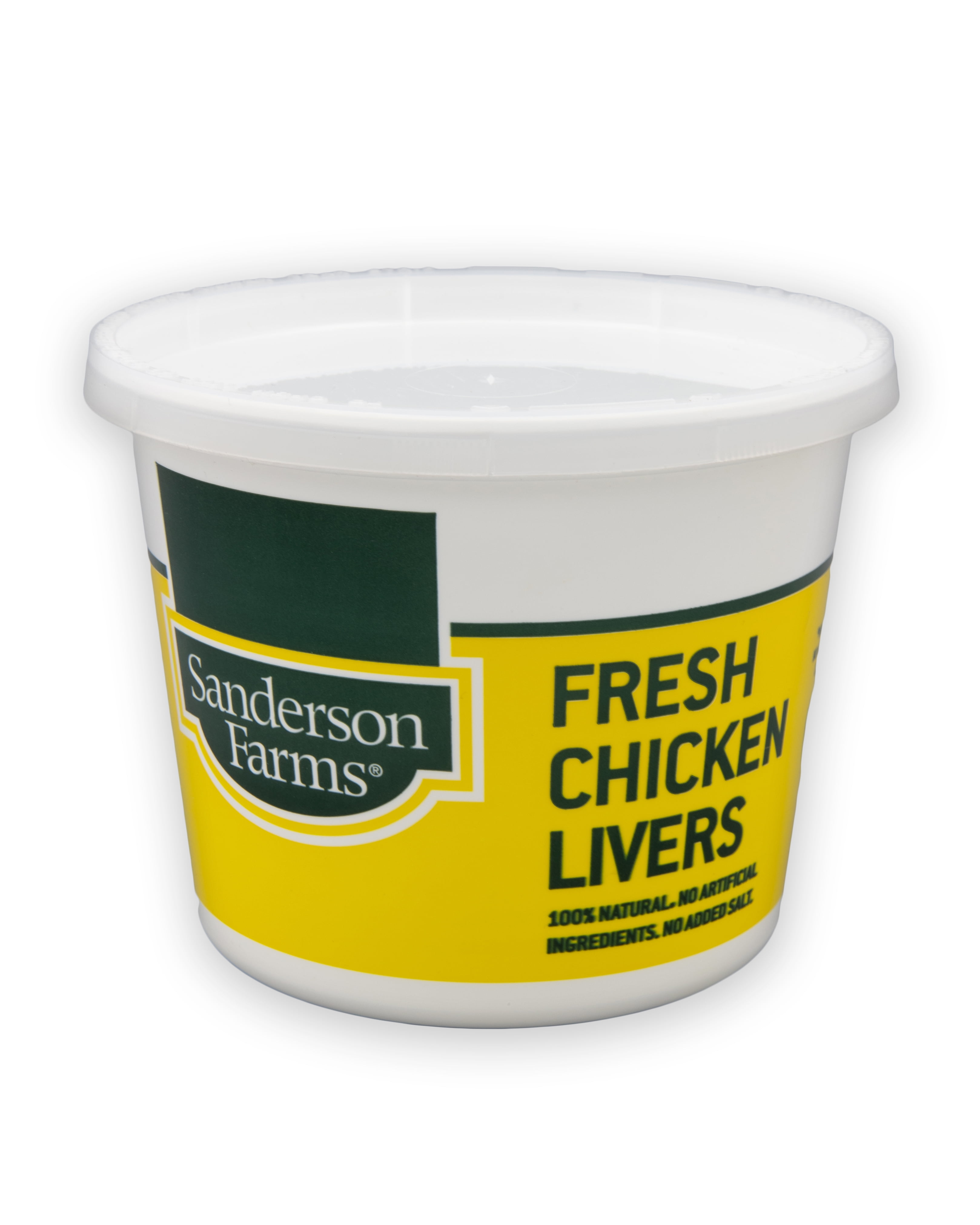 Sanderson Farms Fresh Chicken Livers, 19g Protein, 4oz 112g, 1.0 - 1.6 ...