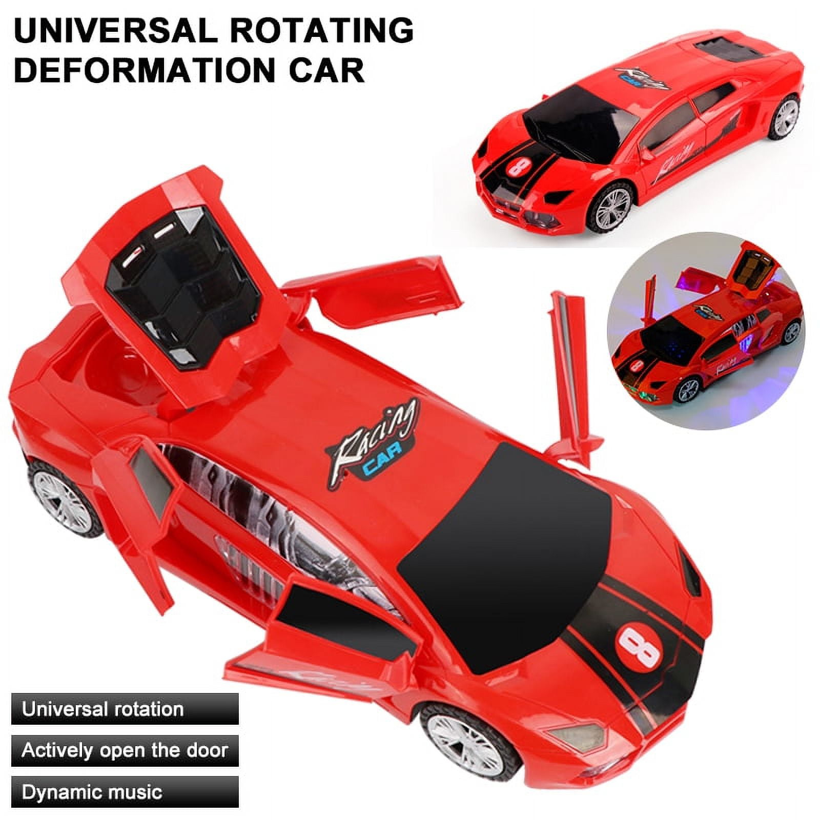 KEINXS Bump & Go Electric Car Toy Live Action Transforming Toy ...