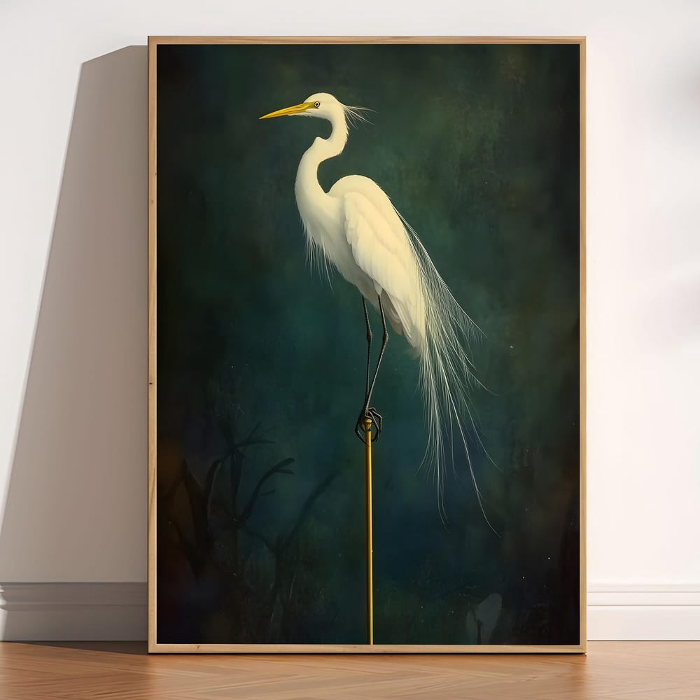Sandhill Crane Print, Vintage Japanese Art, Crane Painting Printable ...