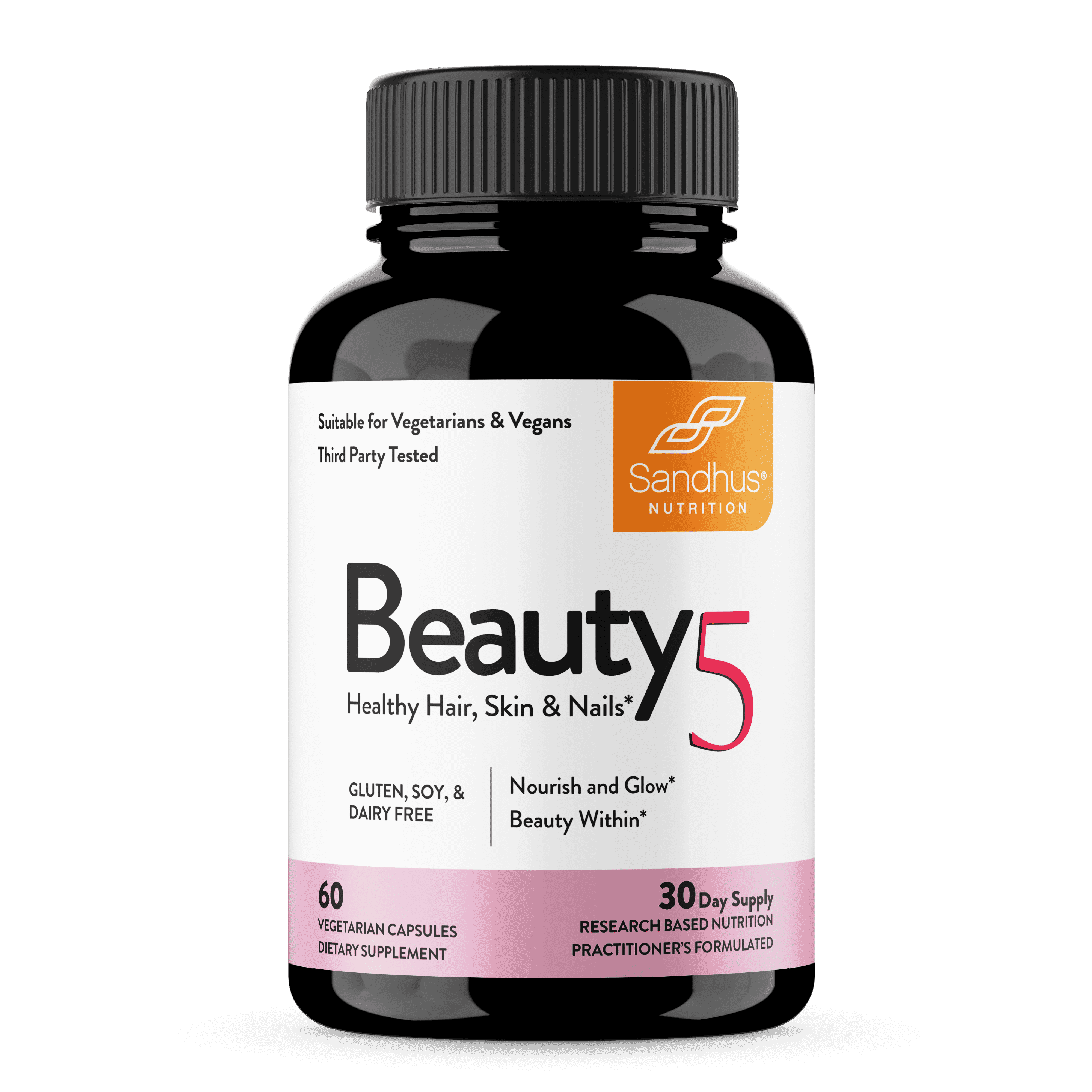 Sandhu’s Beauty5 Capsules, Collagen Synthesis Supplement, for Healthy ...