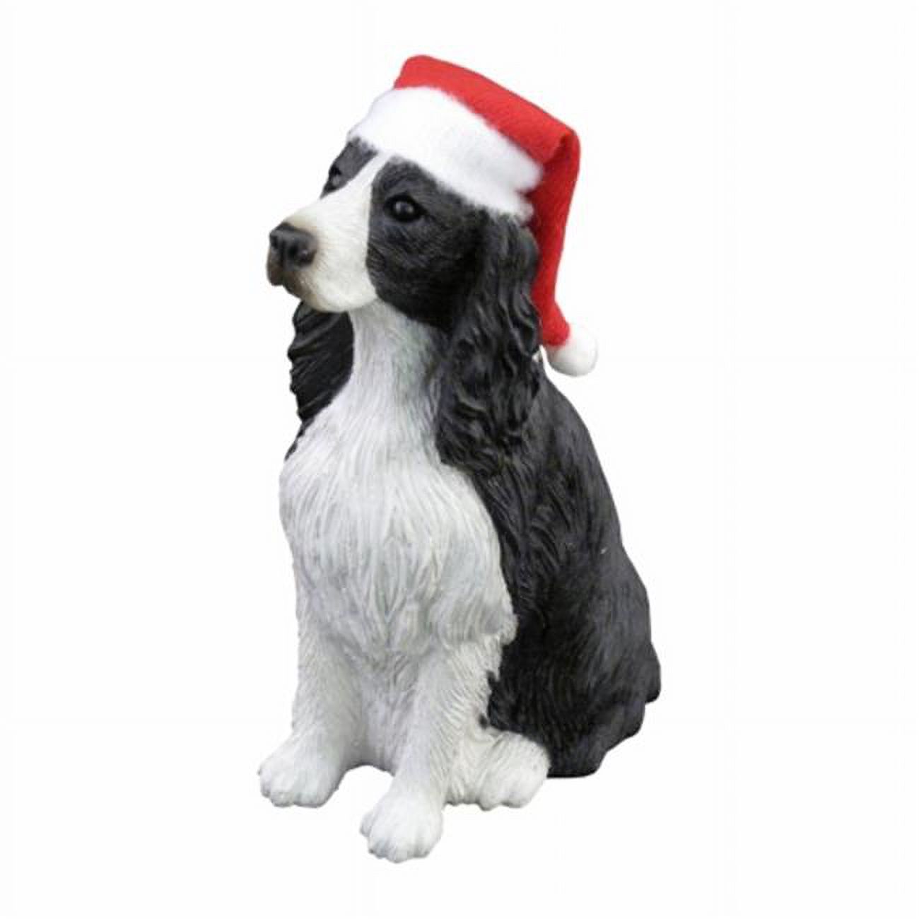 Sandicast Springer Spaniel Christmas Ornament - Santa Hat - 2-1/4 x 3-1 ...