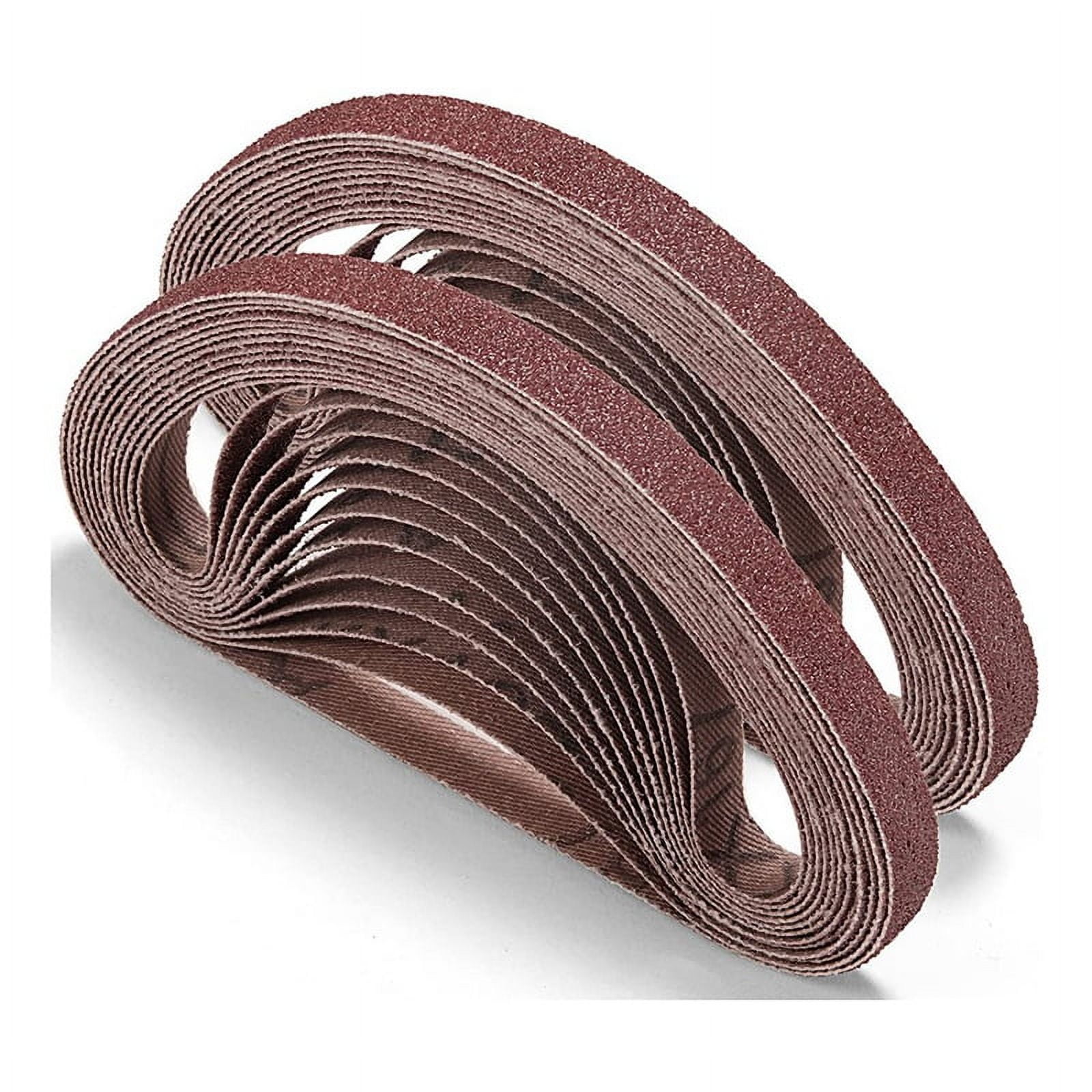 Sanding Belt 24 Pack 1/2 x 18 Inch Aluminum Oxide File Sander Belt ...