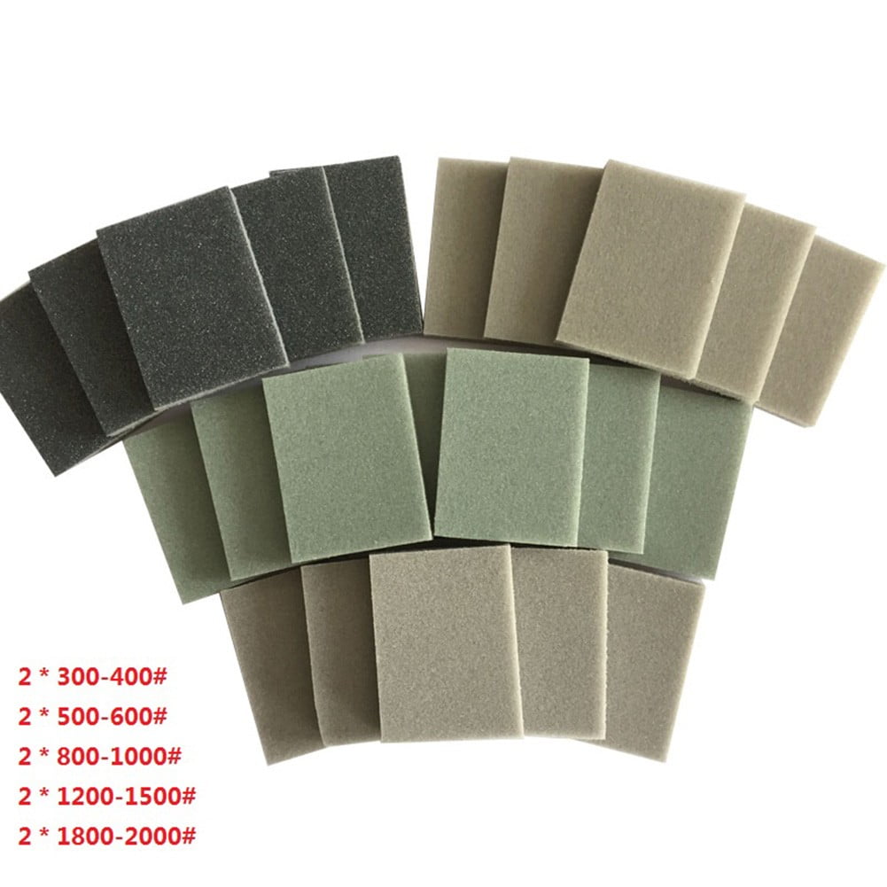 Sanding Block Wet Dry Bodywork Fine Coarse Grit Sandpaper Sponge Pad ...