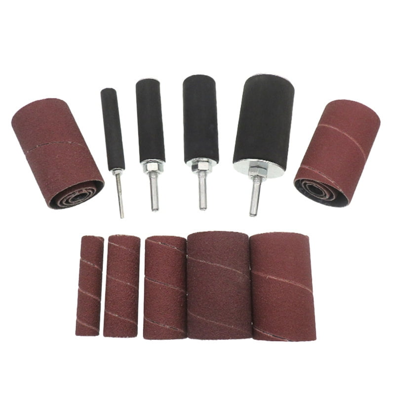 Sanding Drum Sander Drum Kit Rubber Mandrels Sandpaper for Engraving ...