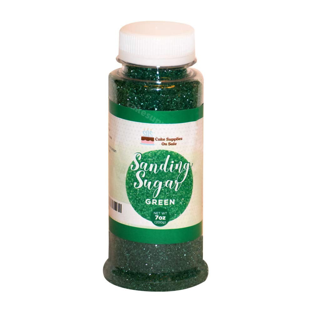 Sanding Sugar Green 7 oz - Walmart.com