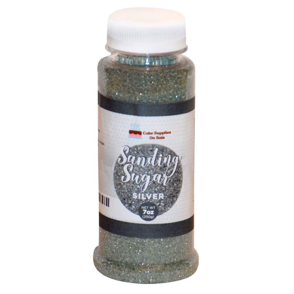 Sanding Sugar Silver 7 oz - Walmart.com