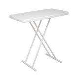 Mainstays 26" Adjustable Height Personal Folding Table, Black - Walmart.com