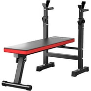 Jaxpety Foldable Bench Press for Home Gym, Adjustable Weight Bench with ...