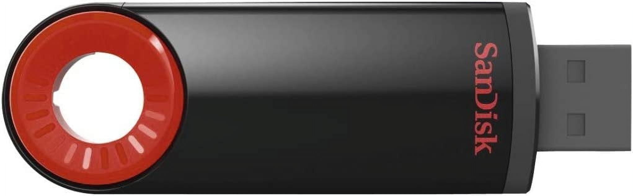 Sandisk Cruzer Dial Usb Flash Drive,16gb, Usb 2.0, Black, Retractable ...