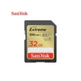 Sandisk Extreme 32GB SDHC UHS-I Memory Card - C10, U3, V30, 4K UHD, SD Card - SDSDXVT-032G-GNCIN ...