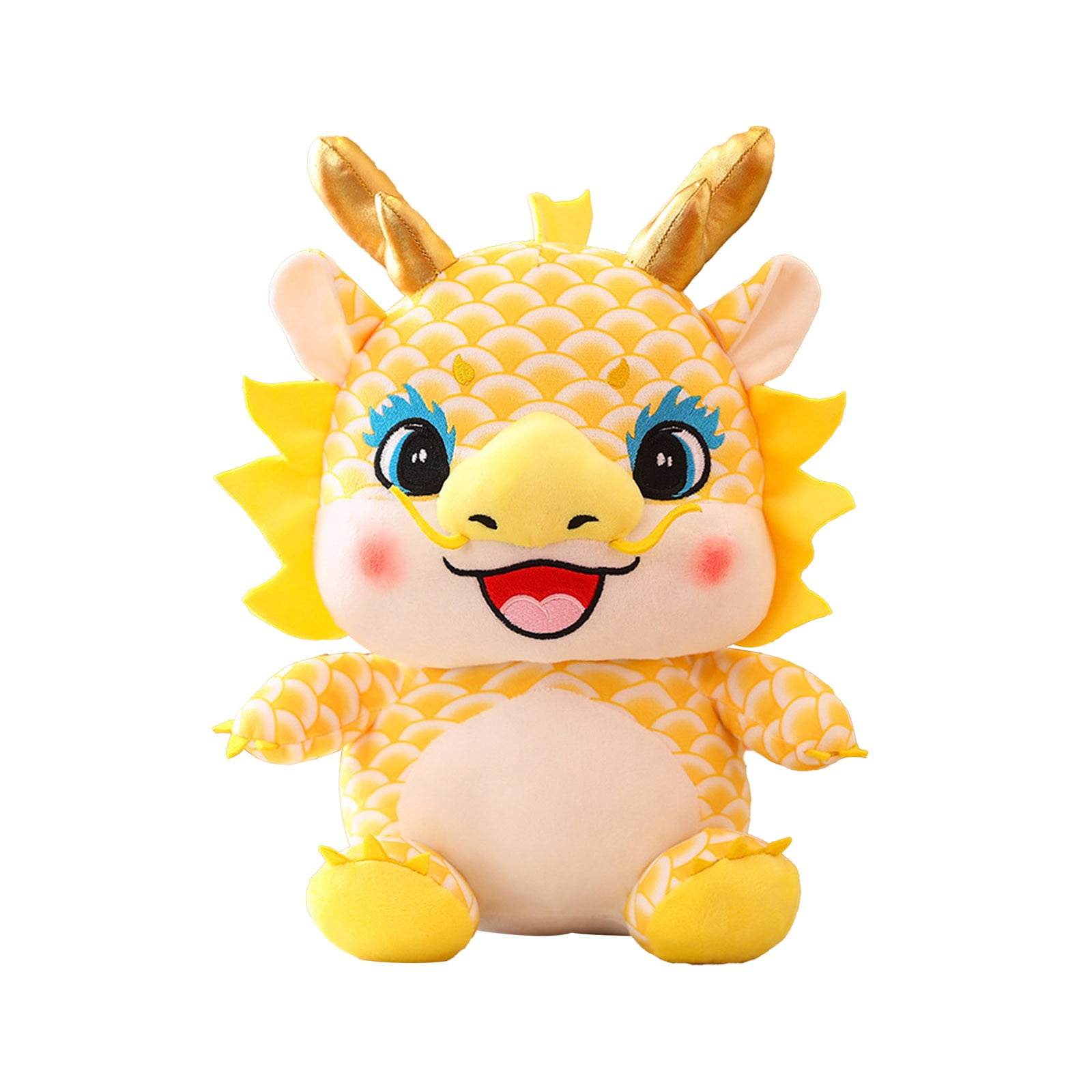 Sandistore Baby Dragon Doll Sitting Dragon Year Mascot Plush Play Plush ...