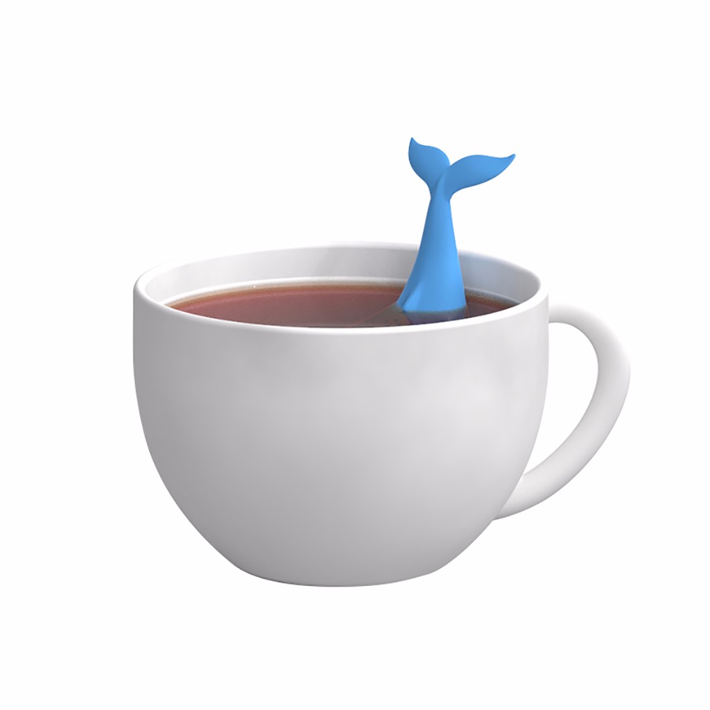 Sandistore Clever Pack Food Storage Silicone Whale-shape Tea Bag Tea ...