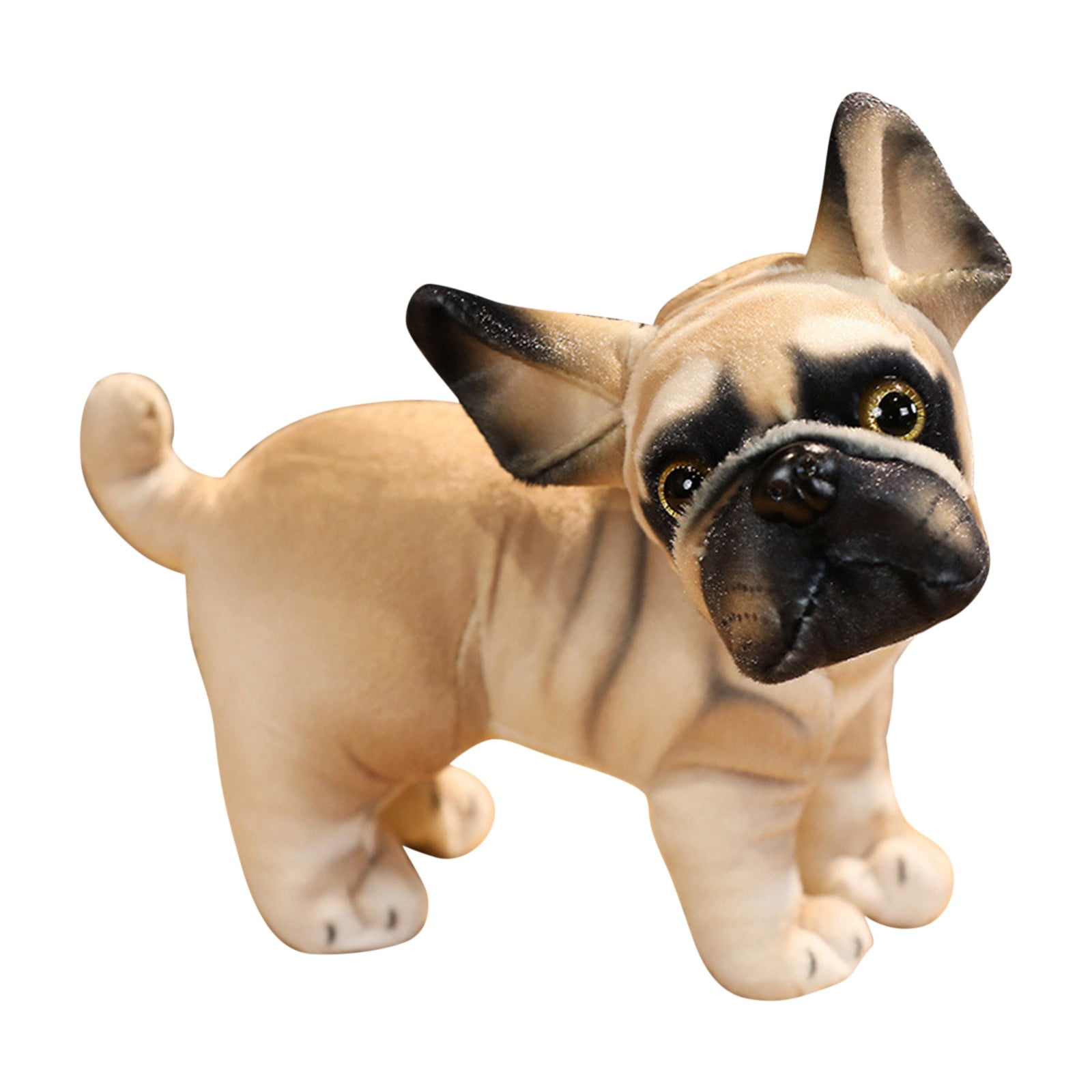 Sandistore Cute Pet Dog Realistic Soft Stuffed Plush Toy Pet Dog Toy ...
