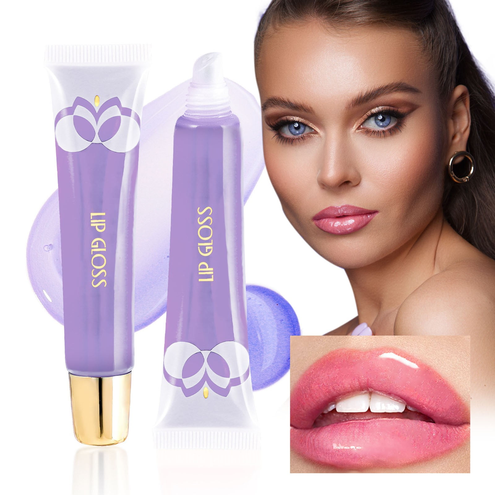 Sandistore Jelly Lip Gloss Squish Beauty Candy Color Lip Gloss Lip ...
