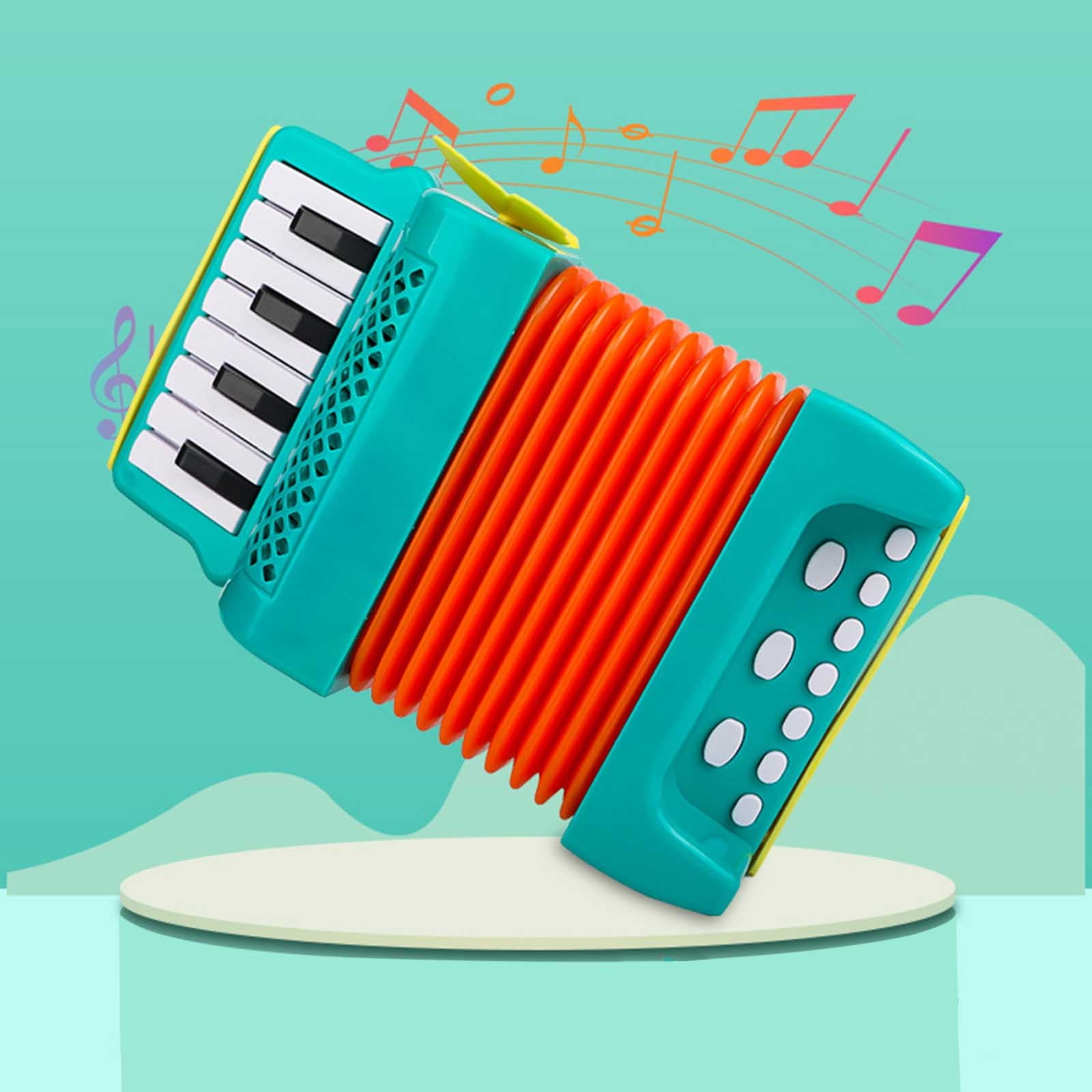 Sandistore Kids Accordion Mini Accordion Instrument Toy Accordion ... Sandistore Kids Accordion Mini Accordion Instrument Toy Accordion ...