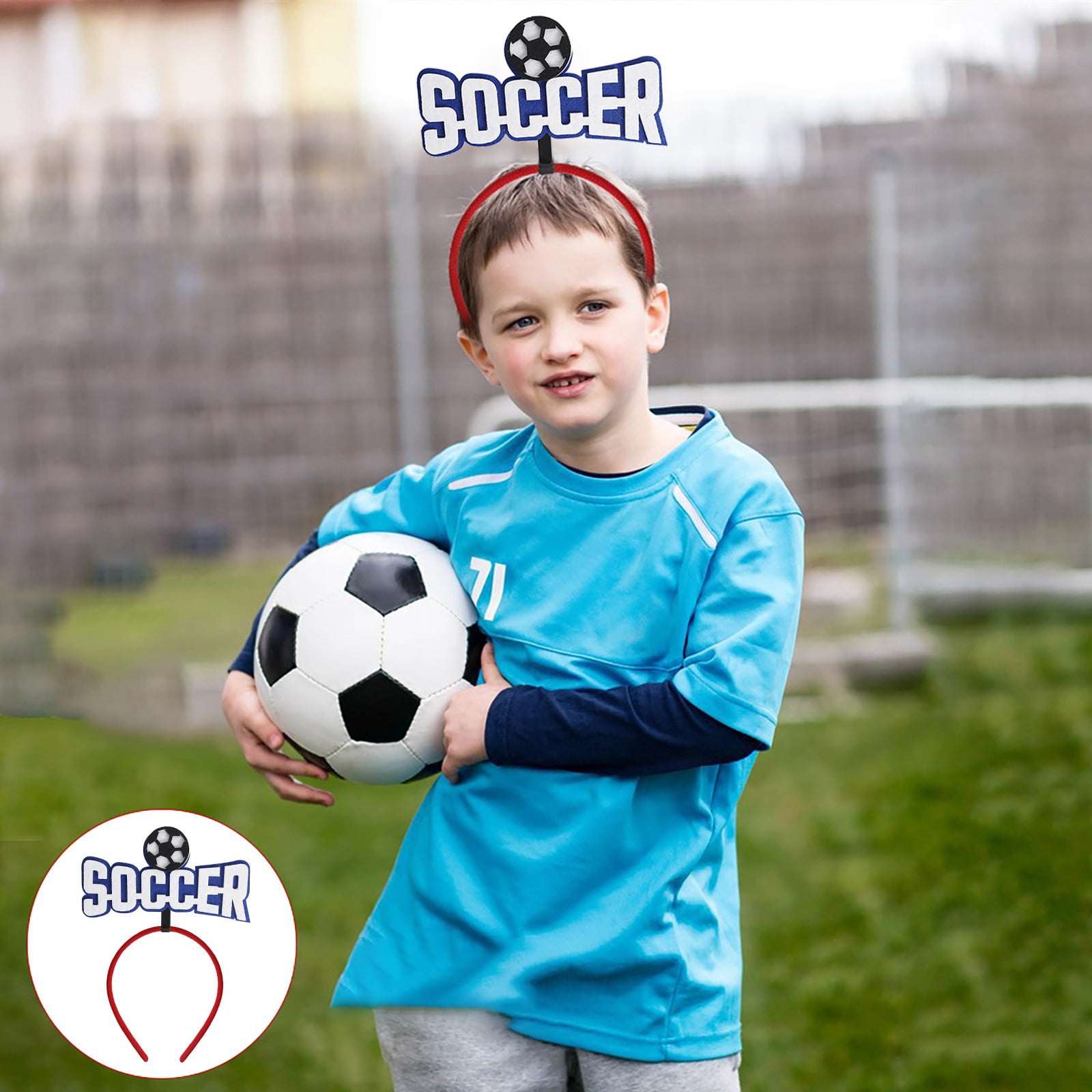 REASONCOOL New Football Headband European Cup Football Themed Party ...