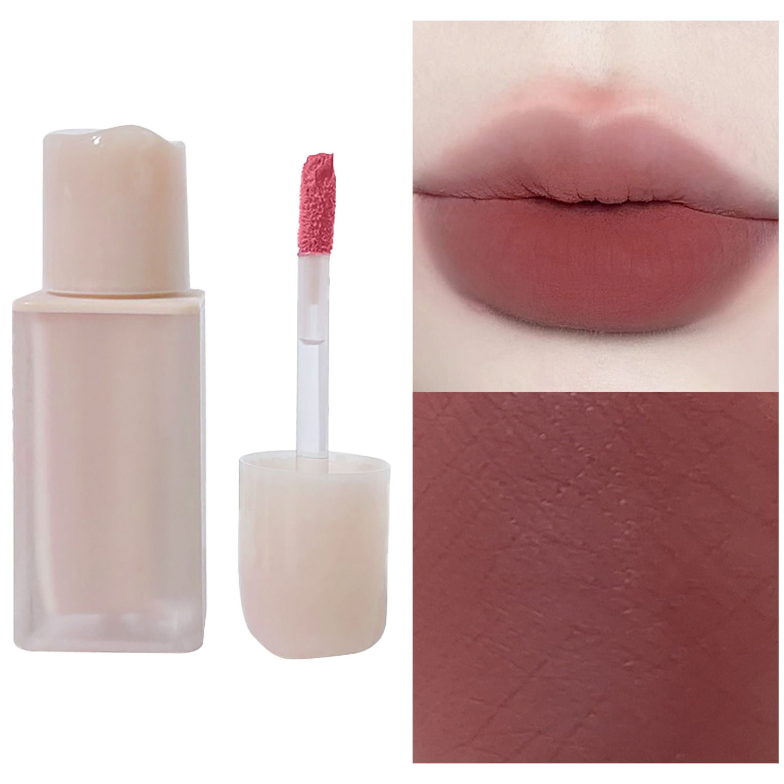 Sandistore Subtle Beauty Makeup Stack Lipstick And Lip Gloss Shades Of ...