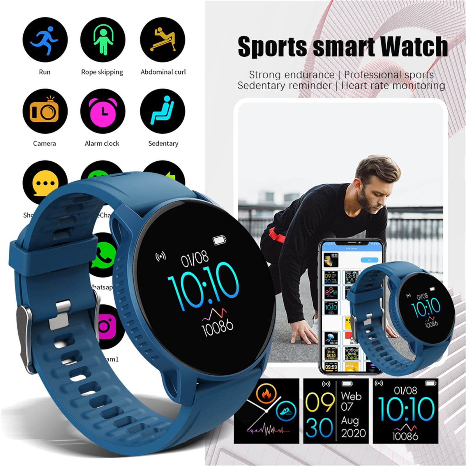 Customer reviews for Sandistore Teen Smart Watches Ages 11-15 Boys W9 PLUS Smartwatch, 1.3 ...