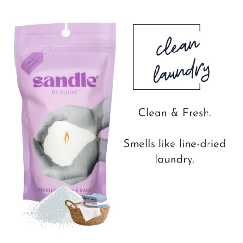 Sandle by Foton Pearled Candle – Multi-Pack (2 x 10oz) – Clean Laundry ...