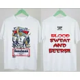Sandman Blood Sweat Beers Shirt, Ecw Mens T-Shirt Double Sided ...