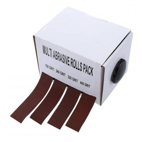Sandpaper Box 4 Sizes X6m 150 240 320 400 Grit Suitable for Grinding ...