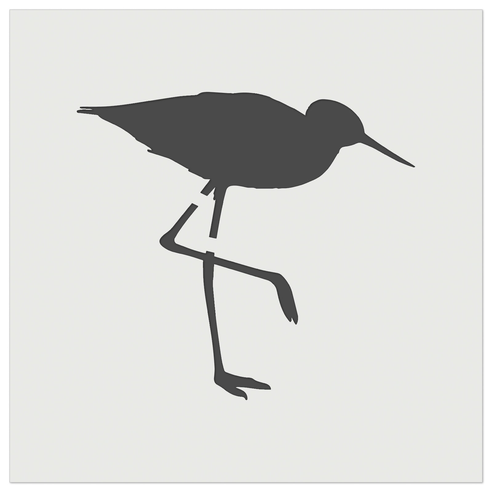 Sandpiper Bird Solid DIY Cookie Wall Craft Stencil - 5.5 Inch - Walmart.com