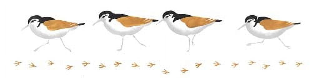 Sandpiper Border Wall Stencil SKU #002R by Designer Stencils - Walmart.com