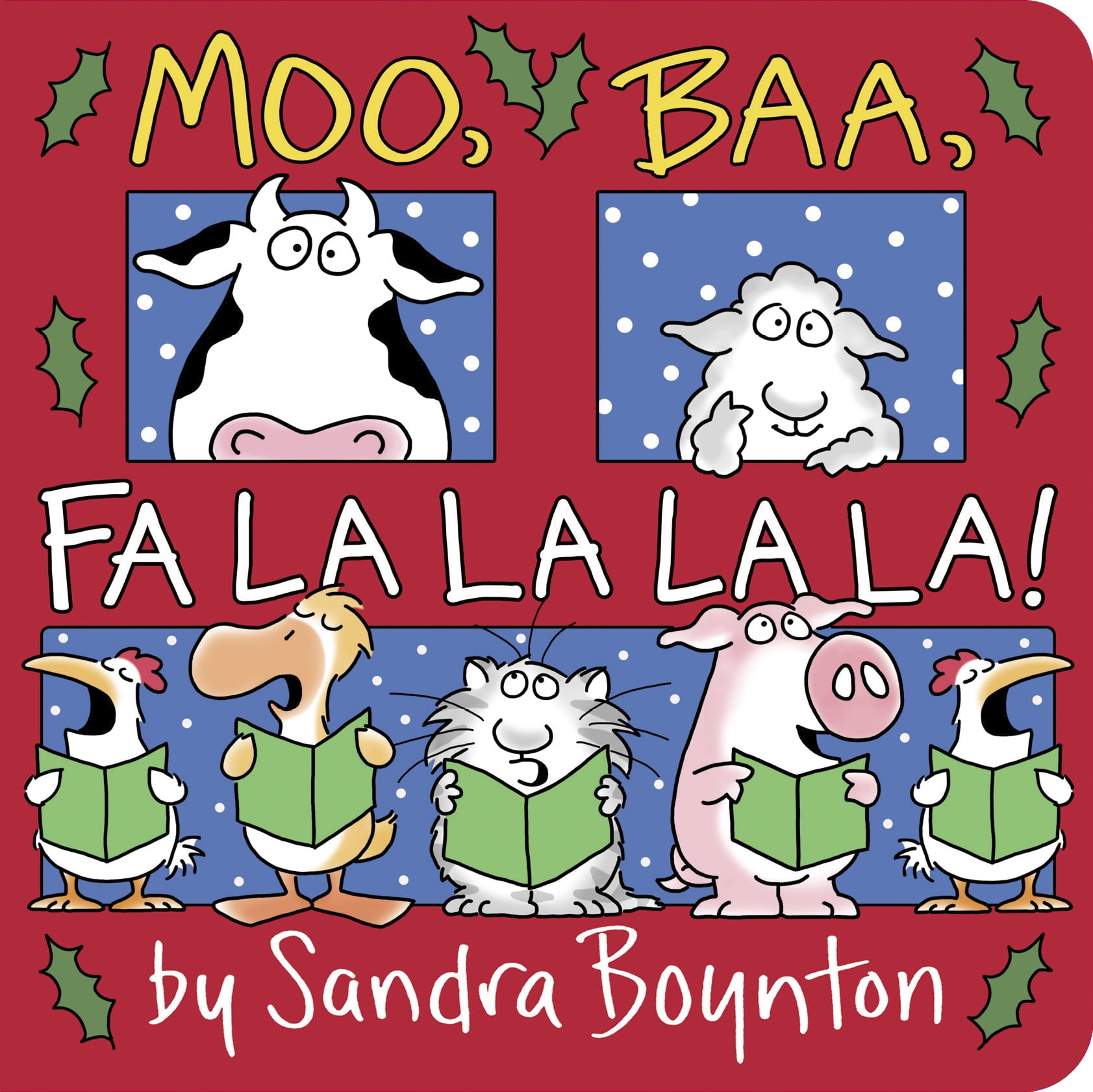 Moo, Baa, Fa la la la La! (Board Book) - Walmart.com