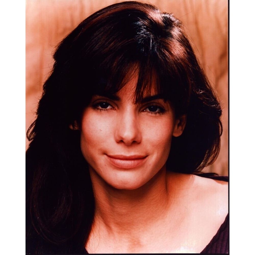 Sandra Bullock Headshot In Brown Top Photo Print (8 x 10) - Item ...