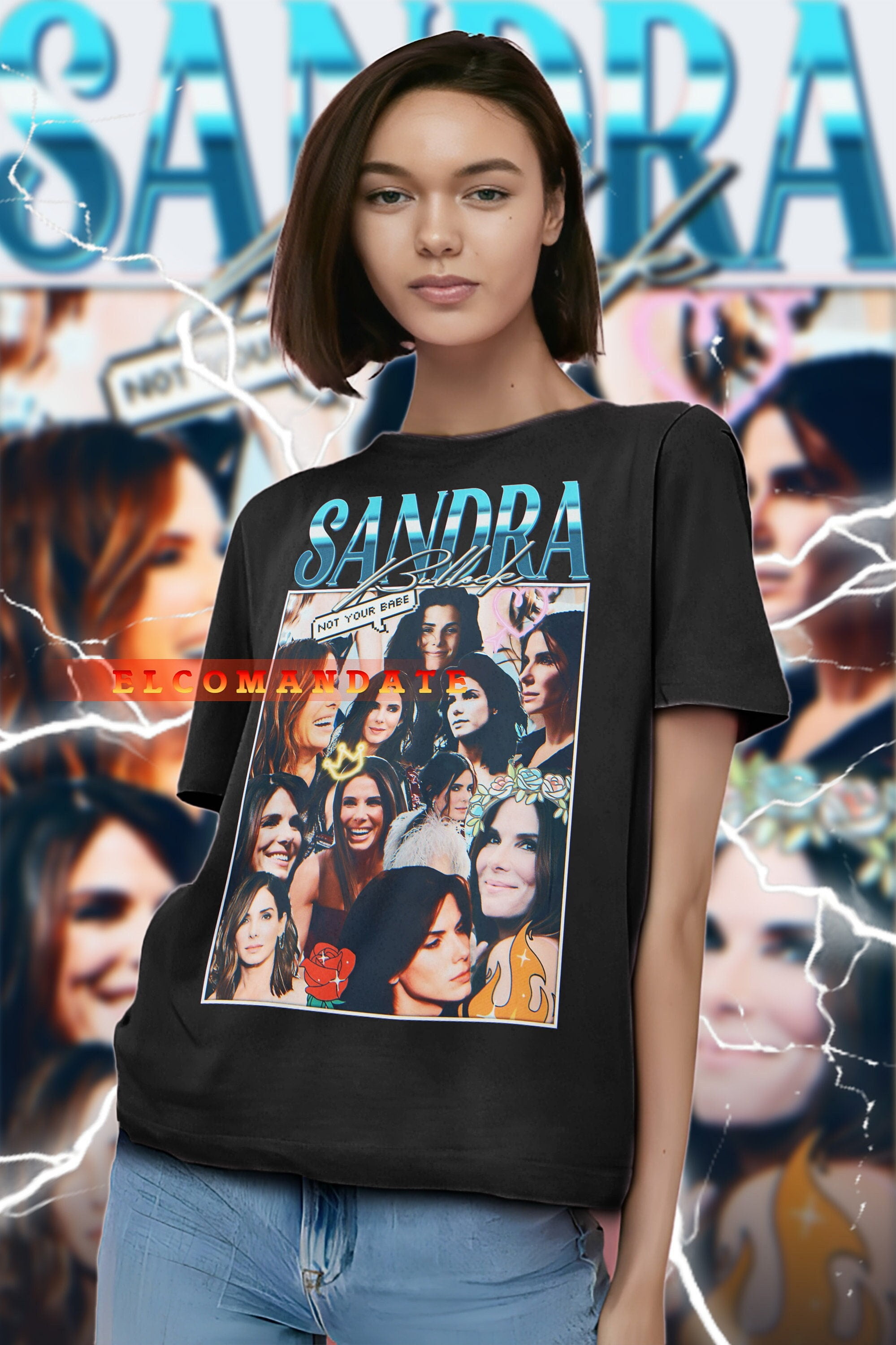 Sandra Bullock Homage Shirt Sandra Bullock Vintage Tshirt Sandra ...