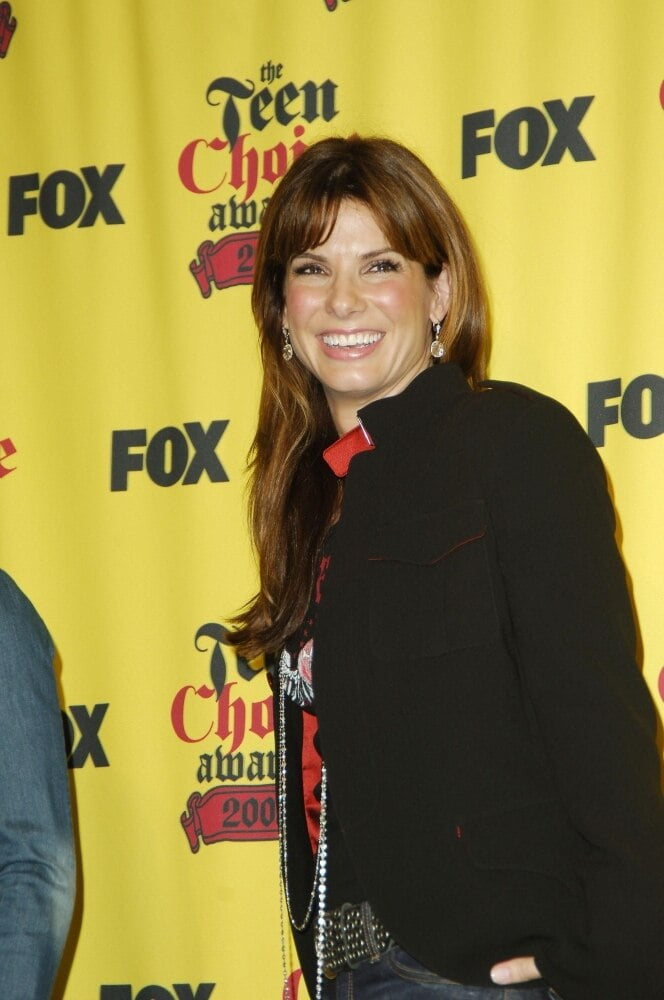 Sandra Bullock In The Press Room For The 2005 Teen Choice Awards, The ...