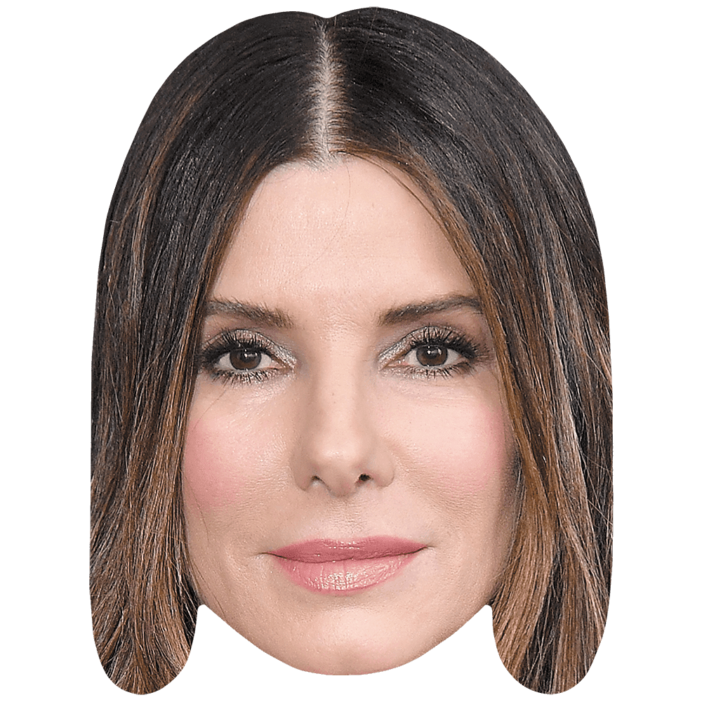 Sandra Bullock (Make Up) Flat Cardboard Face - Walmart.com