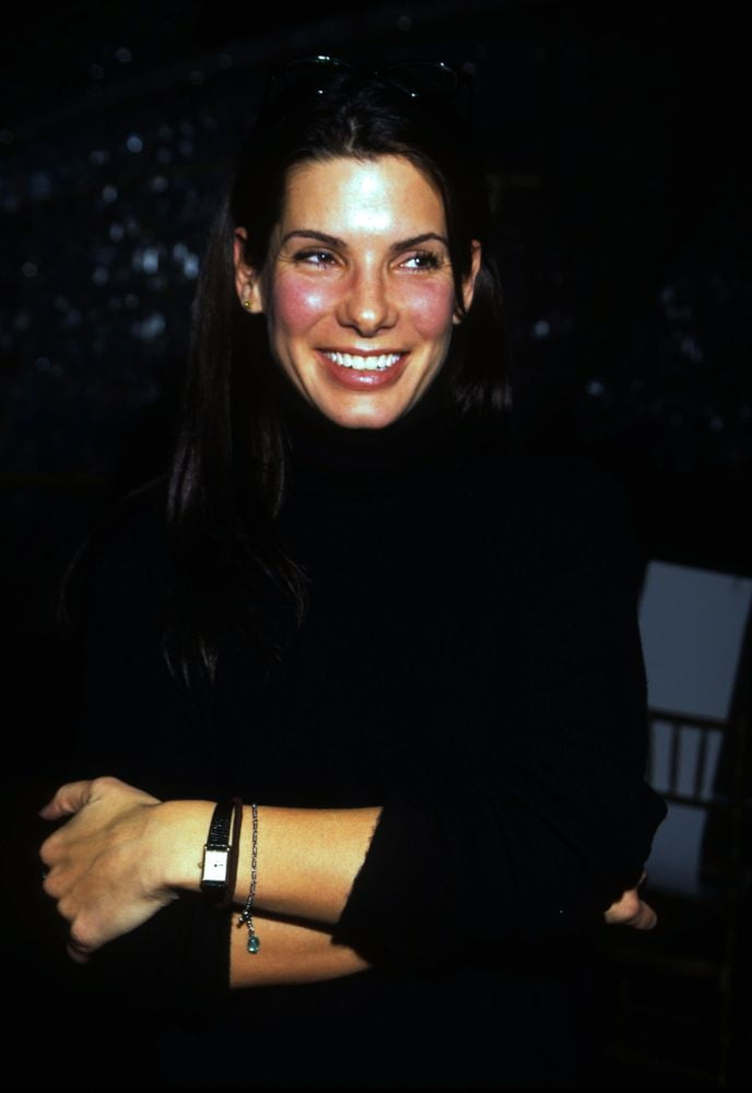 Sandra Bullock at rehearsals for the 55th Annual Golden Globe Awards ...