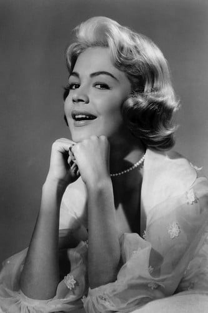 Sandra Dee 1950's studio portrait in chiffon gown smiling 24x36 Poster ...
