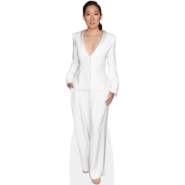 Sandra Oh (White Suit) Lifesize Cardboard Cutout Standee - Walmart ...