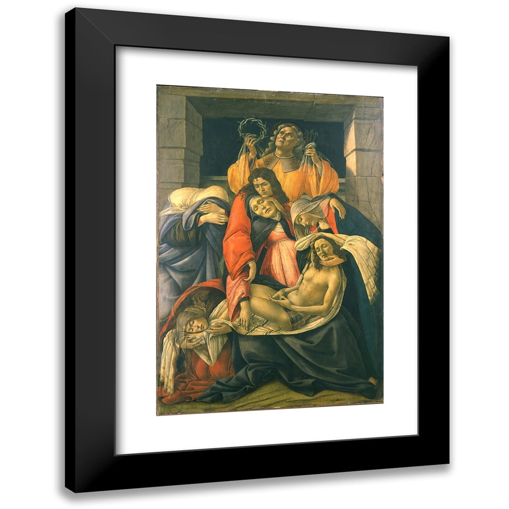 Sandro Botticelli 13x18 Black Modern Framed Museum Art Print Titled ...