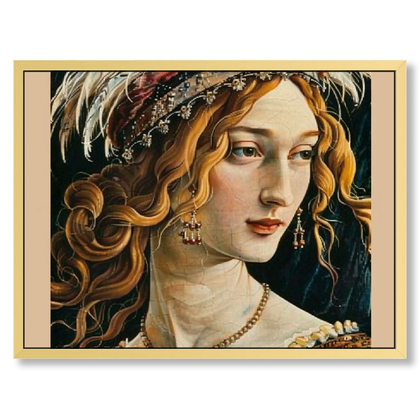 Sandro Botticelli Poster - Idealised Portrait of a Lady Print ...